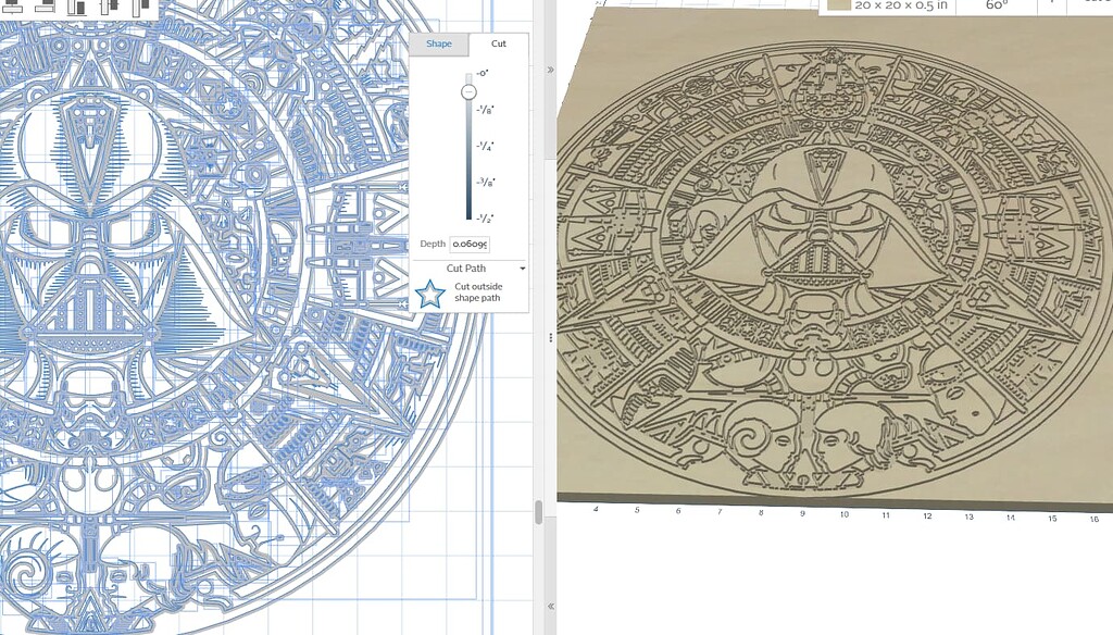 Star Wars Aztec Calendar settings HAALP - Easel Community Forum