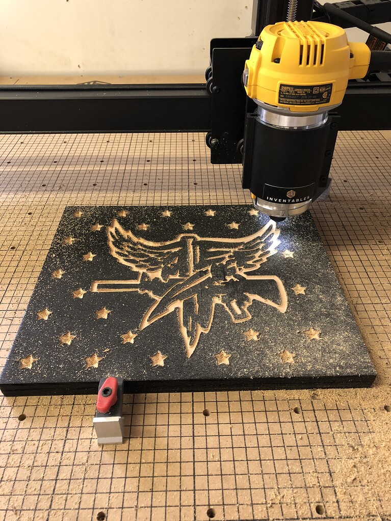 First Flag on new x-carve - Projects - Easel Community Forum