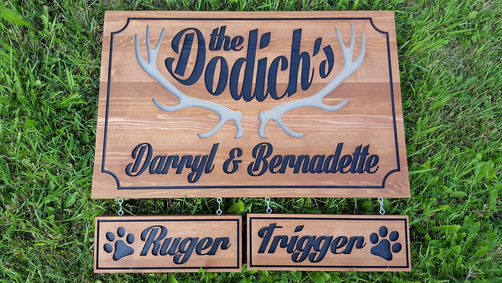 Second outdoor cedar sign - Projects - Easel Community Forum