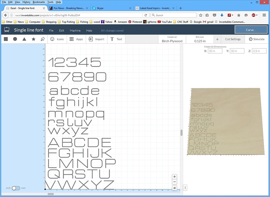Single line font Easel file - Easel - Easel Community Forum