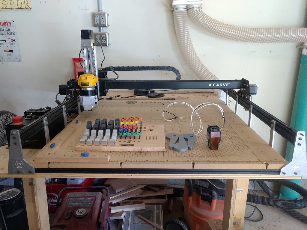 For Sale - 1000x1000 X-Carve w/ Jtech Laser & Risers/Stiffeners & C4N Z ...