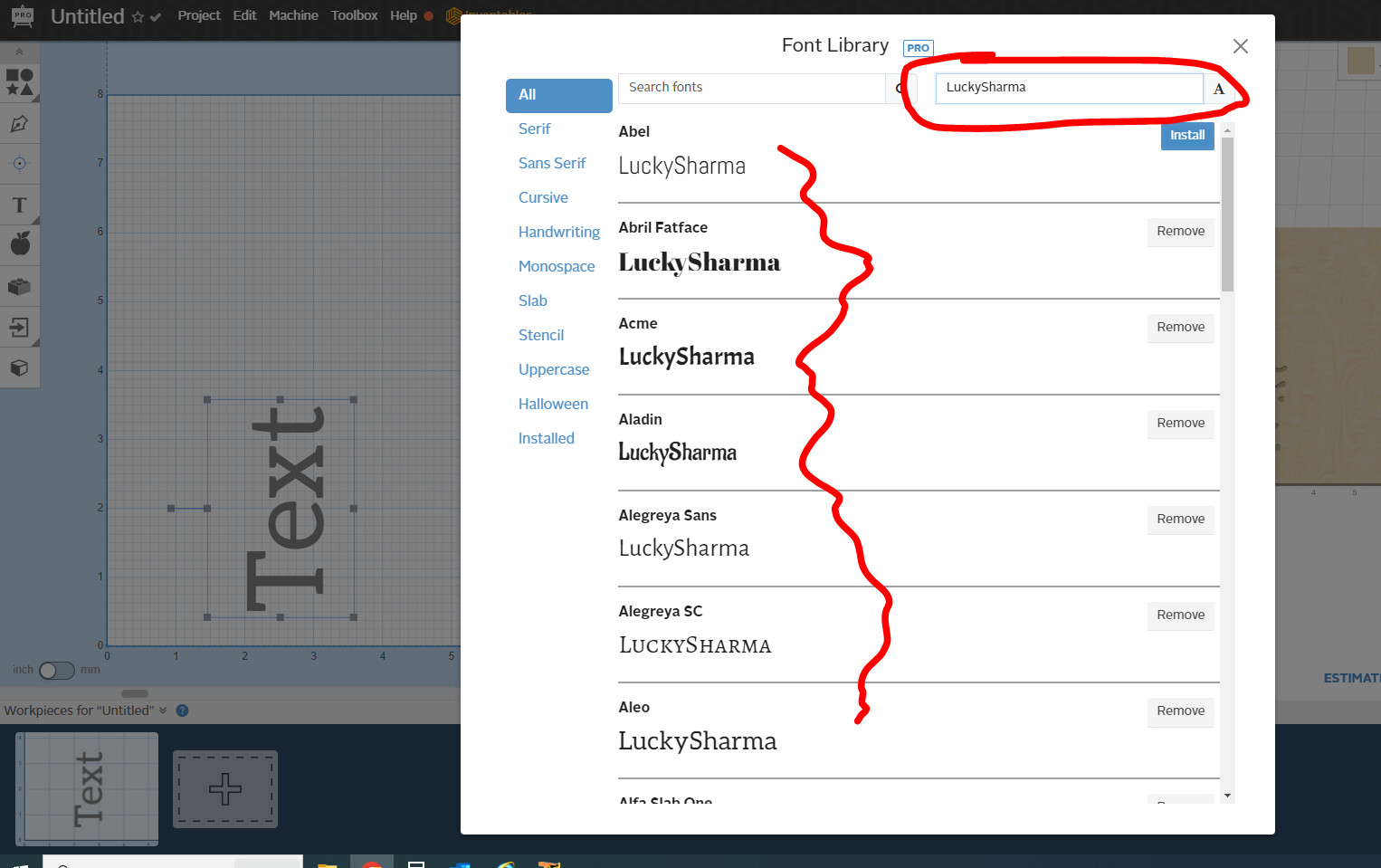 Font List / Previews - Easel Pro - Easel Community Forum