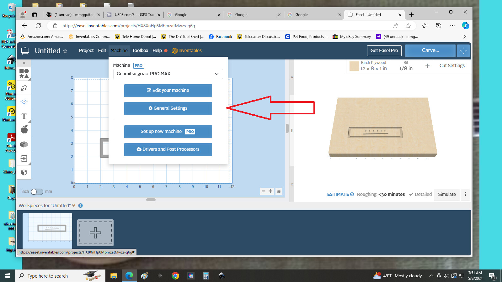 Exit tool path - Easel Community Forum