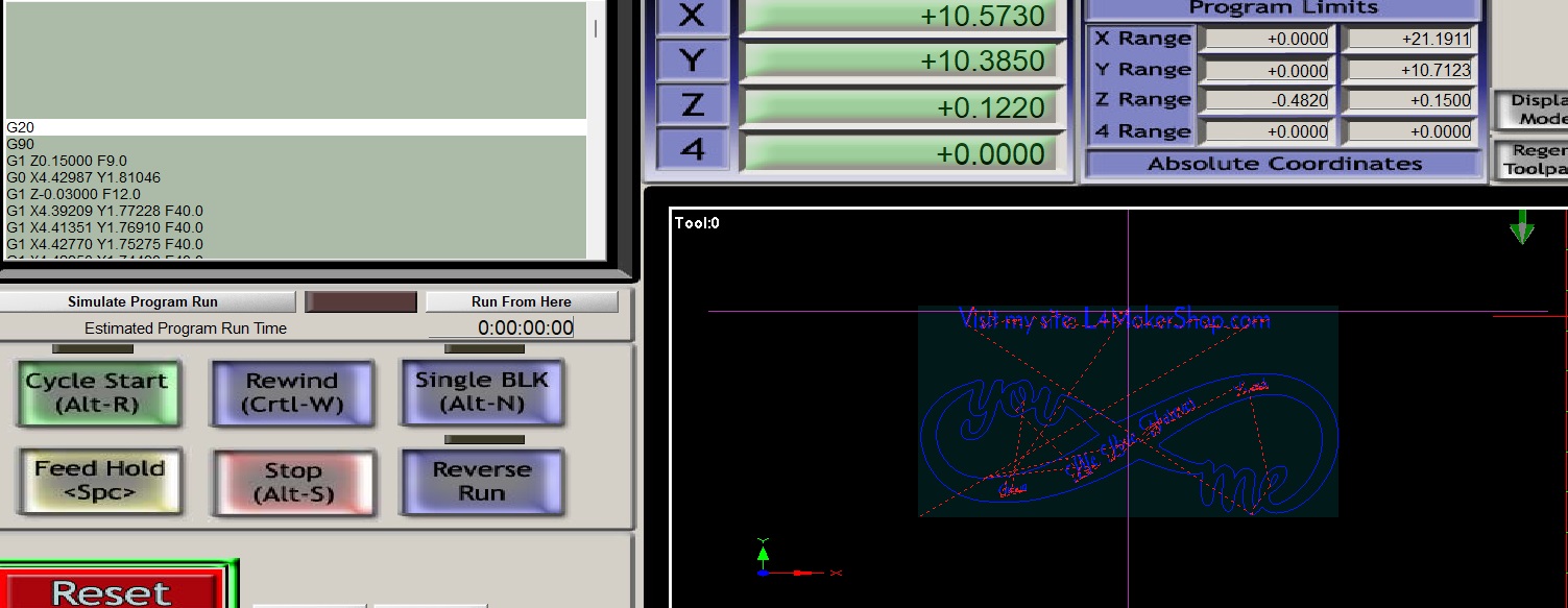 Problem running the You Me Infinity file from Inventables projects page ...